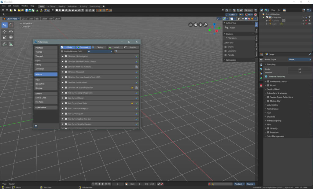 Features - Bforartists