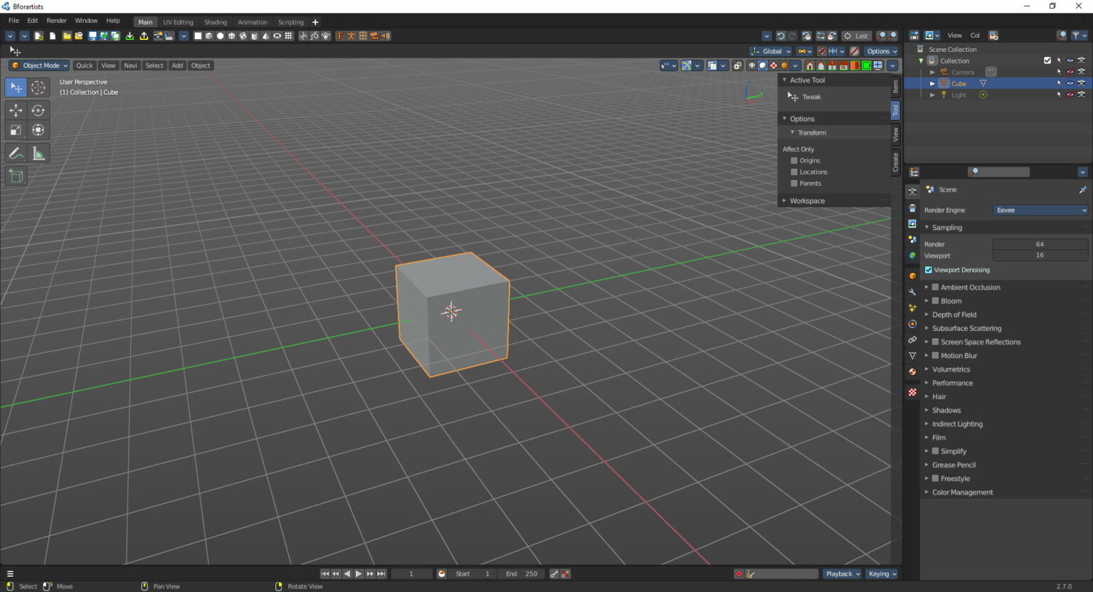 The Differences to Blender - Bforartists
